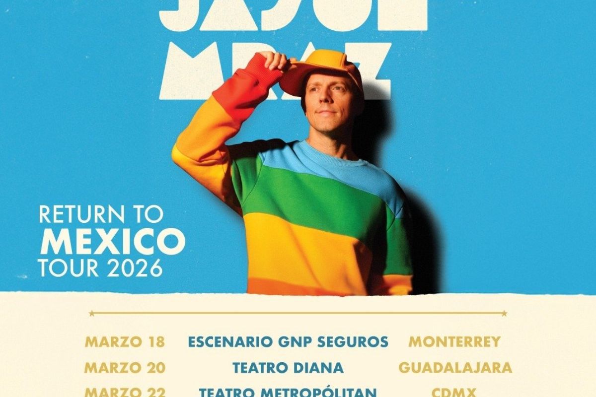 Jason Mraz vuelve a México con una gira íntima y acústica que celebra ...
