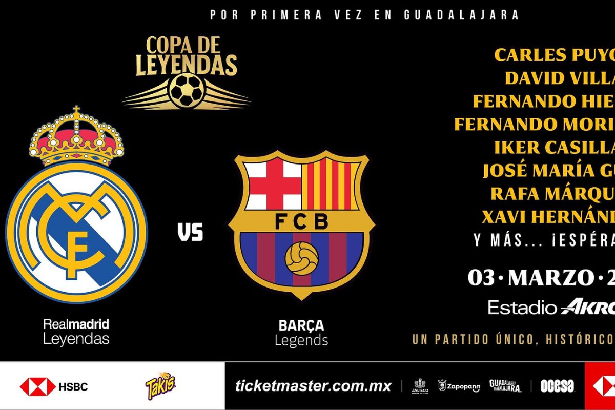 Guadalajara será sede de un duelo histórico entre leyendas del Real ...